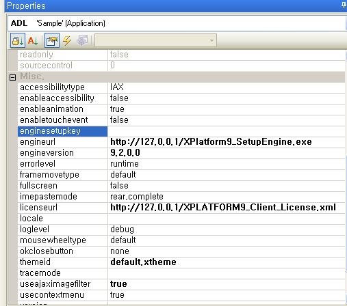 Outline of XPLATFORM distribution