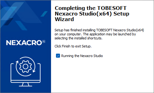 Installing Nexacro Studio, Start Page, Help